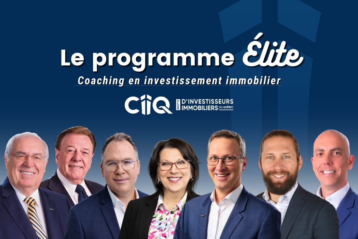 Programme Élite - Québec - Club d'Investisseurs Immobiliers du Québec